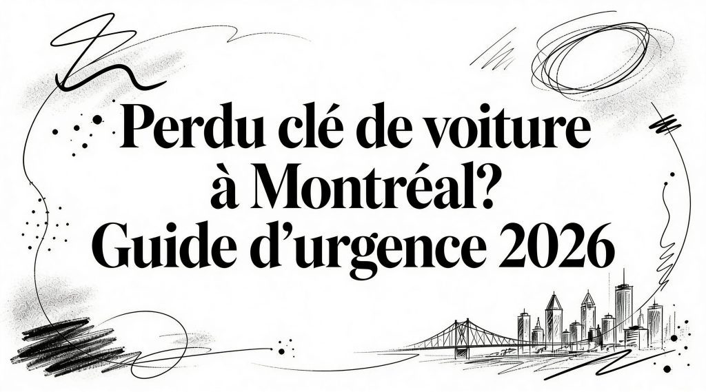 Lost your car key in Montreal? Emergency Guide 2026 | Lock Aid